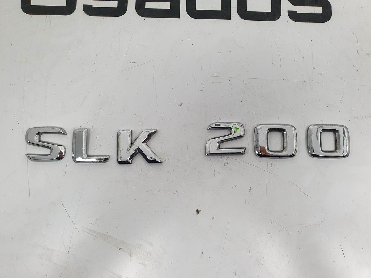 Emblema / Logo Traseiro Mercedes SLK 200 Krompressor – Motores Usados
